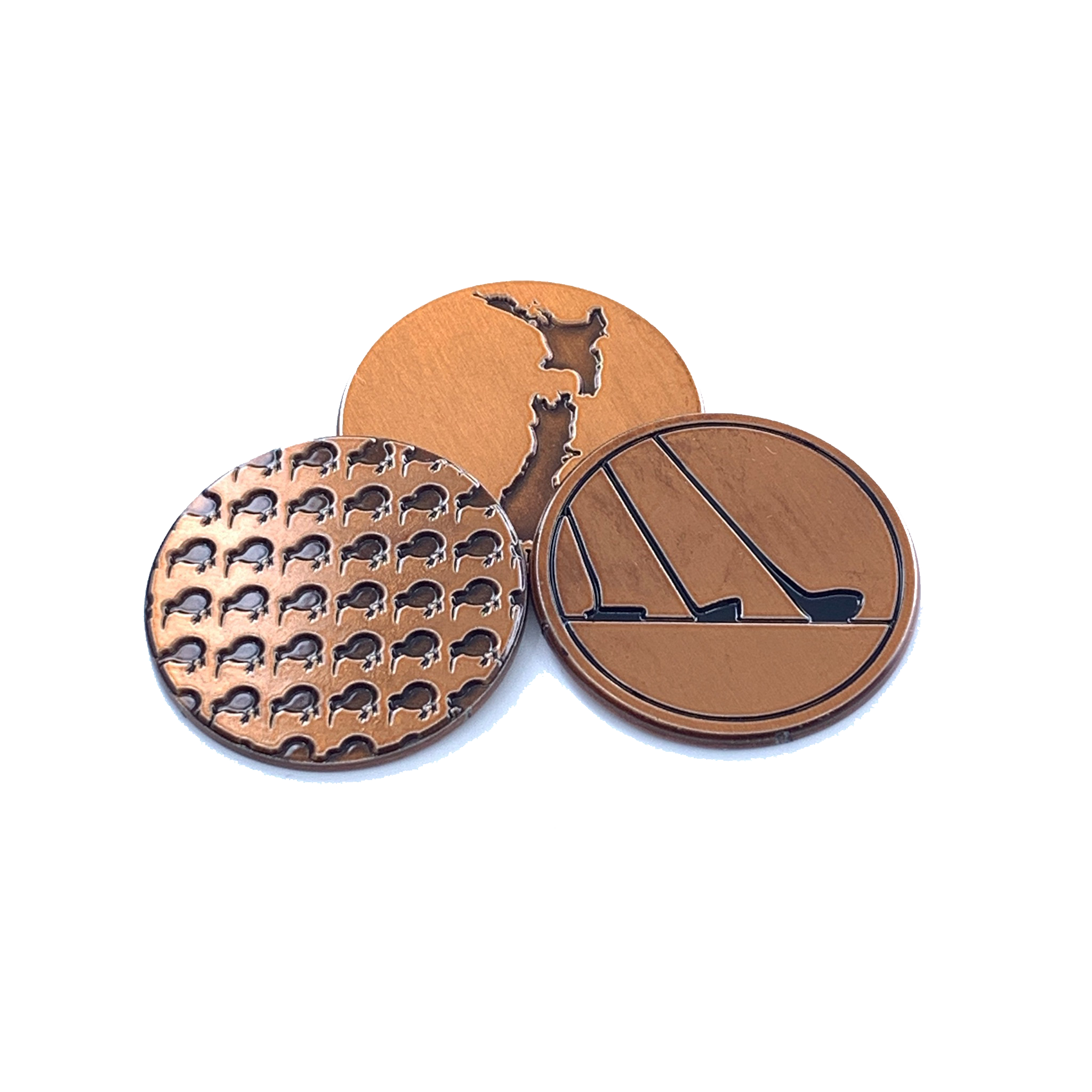 Aotearoa Copper Ball Marker – Golf Company NZ